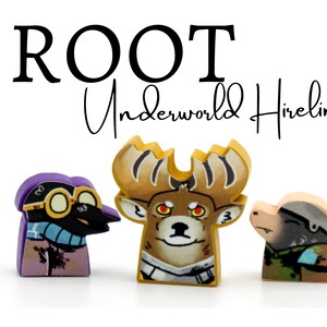 ROOT Underworld Hirelings Meeple Stickers Upgrade Pack Decals Kit for ...