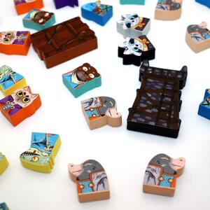 ROOT Riverfolk Meeple Stickers Upgrade Pack Decals Kit for ROOT ...