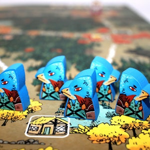 ROOT Riverfolk Meeple Stickers Upgrade Pack Decals Kit for ROOT ...