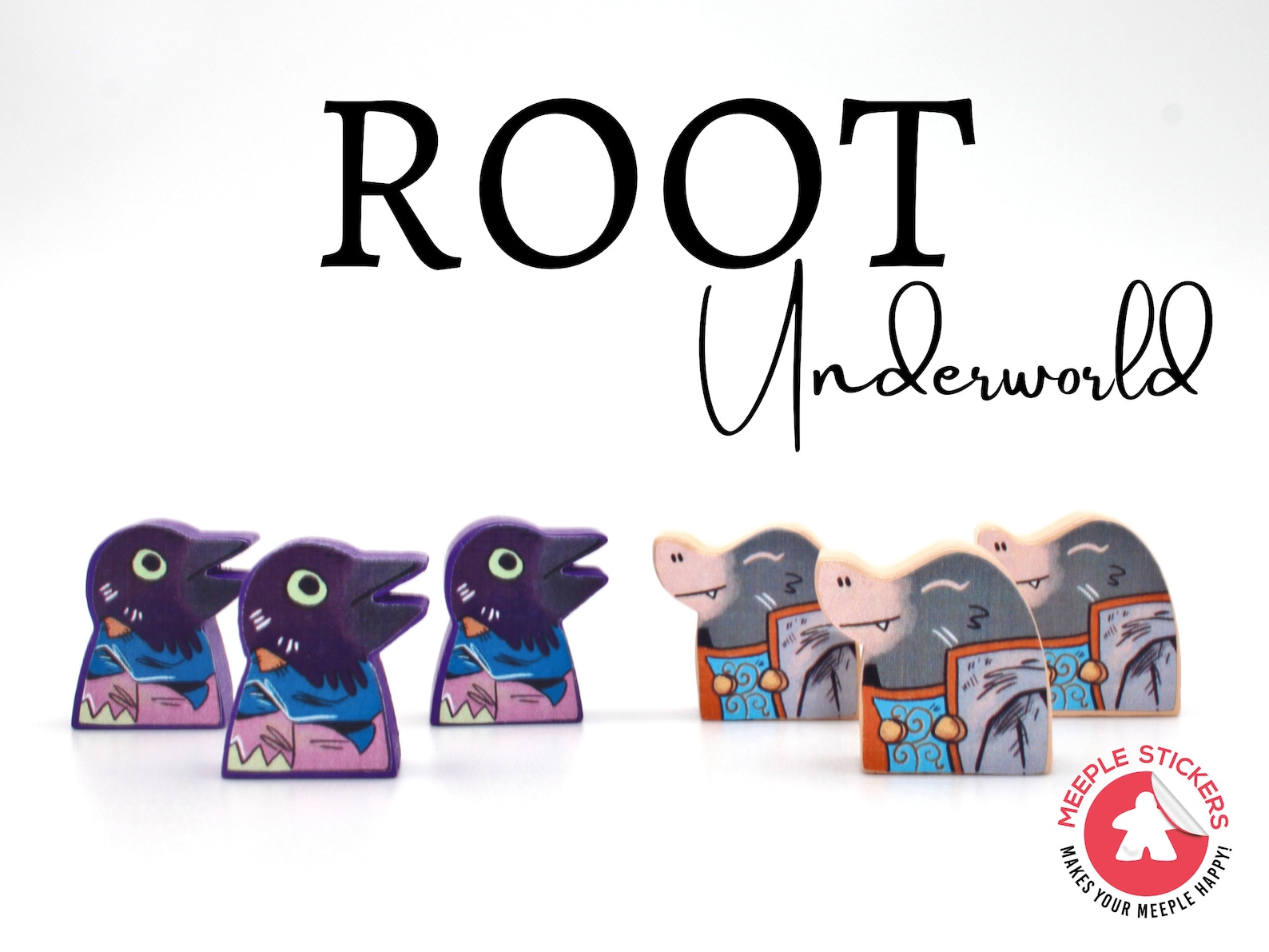 ROOT Meeple Stickers Upgrade Pack Decals Kit for ROOT Boardgame - Etsy