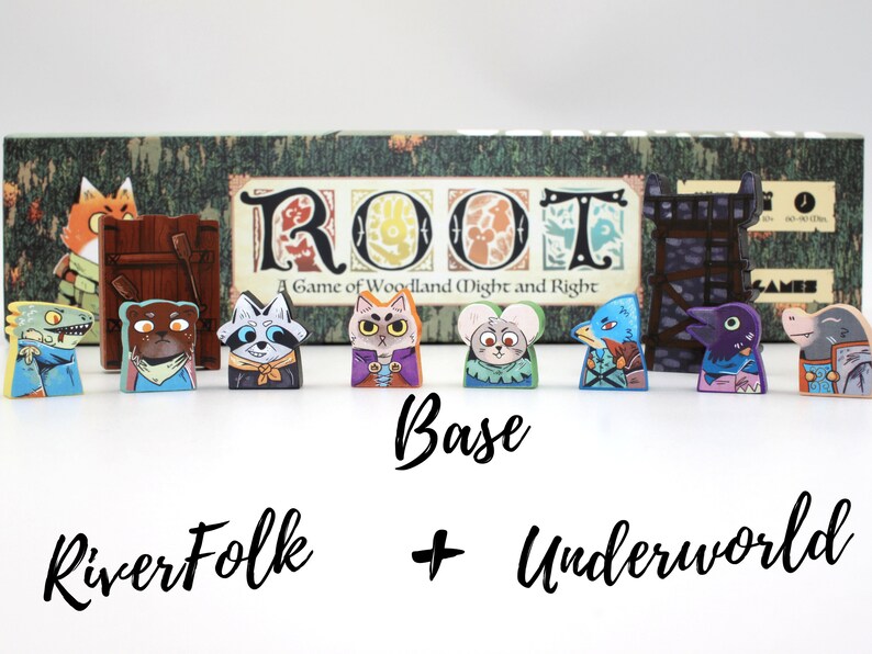 ROOT Meeple Stickers Upgrade Pack Decals Kit for ROOT - Etsy