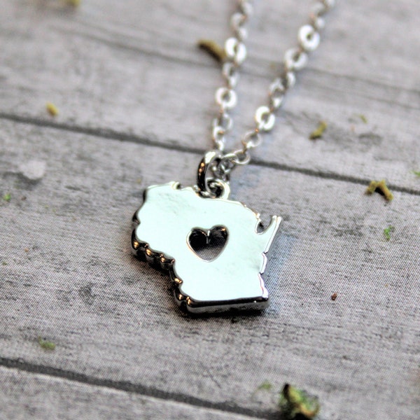 Wisconsin Necklace - Etsy