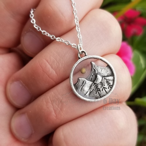 S925 Mountain Mustard Seed Necklace Matthew 17:20 Mustard | Etsy