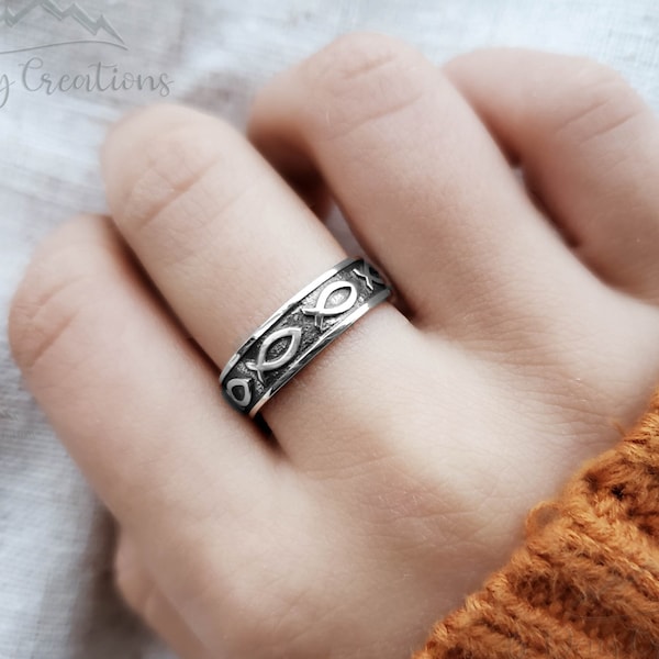 Christian Ring - Etsy