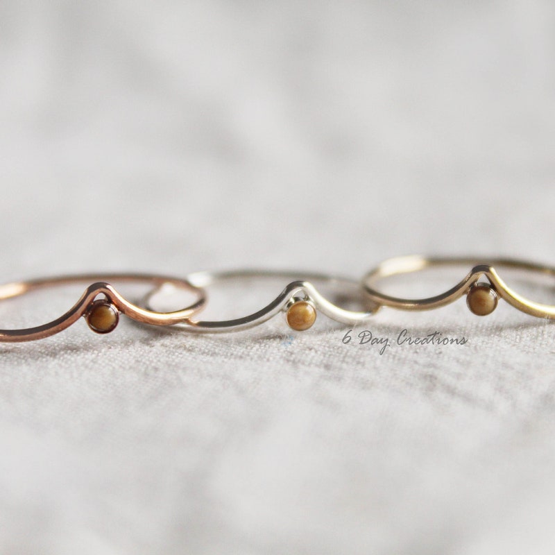 Chevron Cross Rings - Etsy