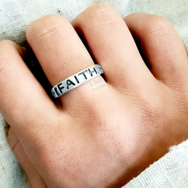 Faith Ring - Etsy
