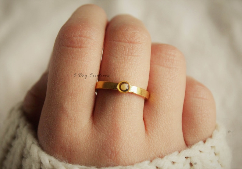 Mustard Seed Ring 24k Gold Plate Faith Jewelry Biblical - Etsy
