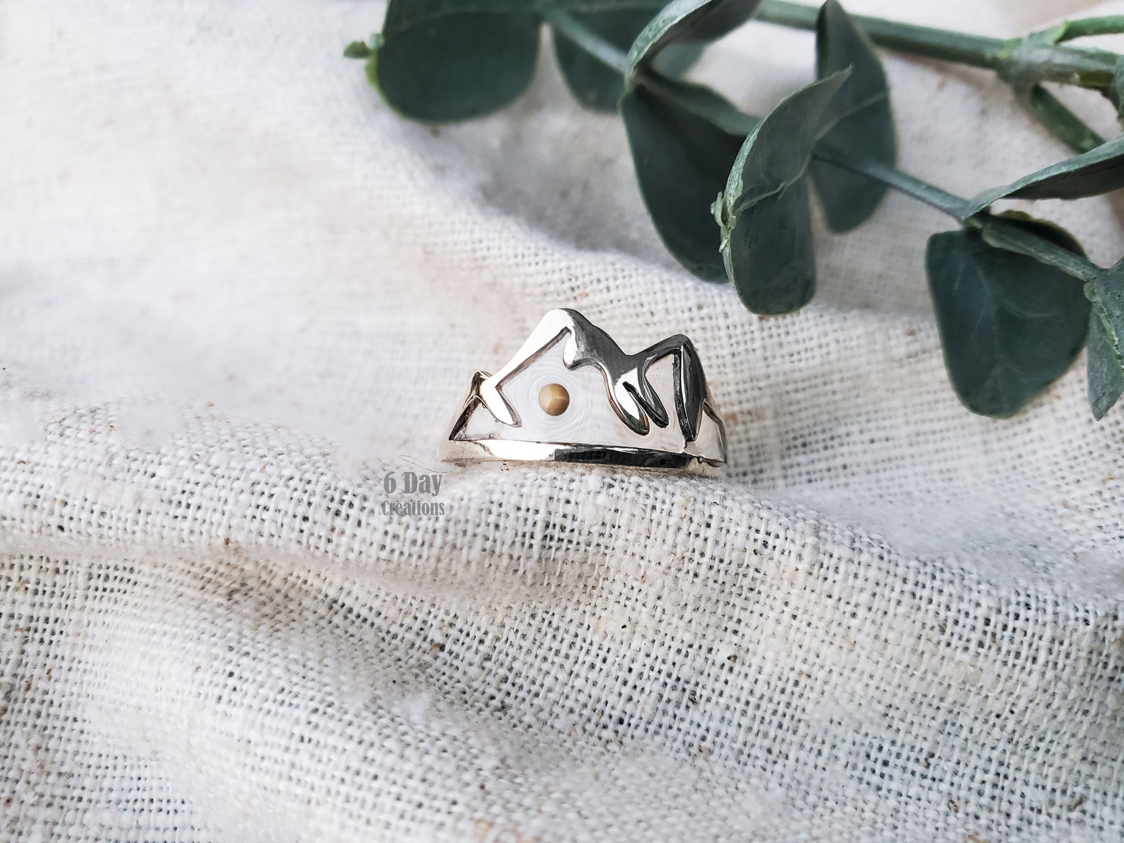 S925 Mountain Mustard Seed Ring | *large | Handmade Faith Jewelry ...