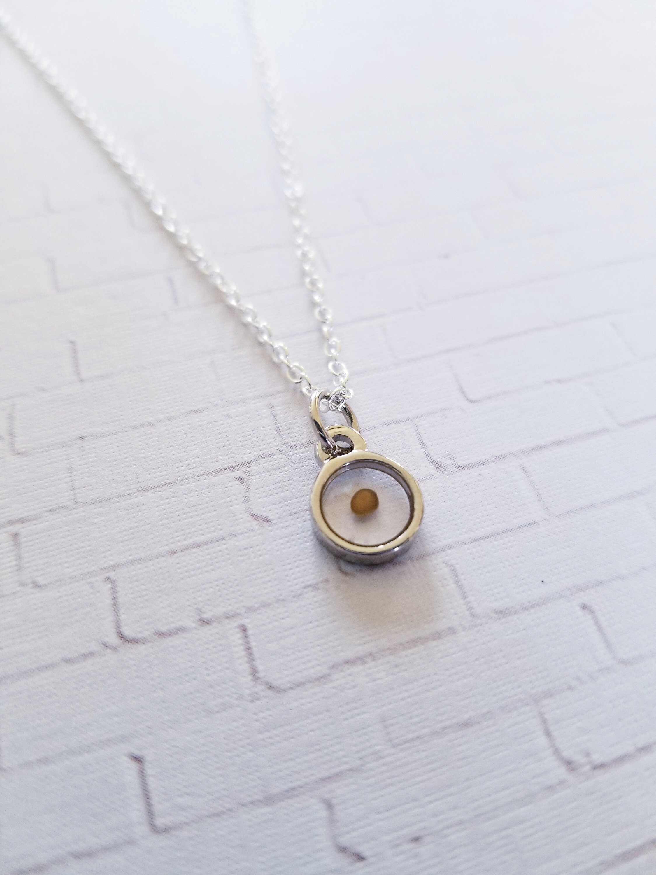 Tiny mustard seed necklace 925 sterling silver chain faith | Etsy