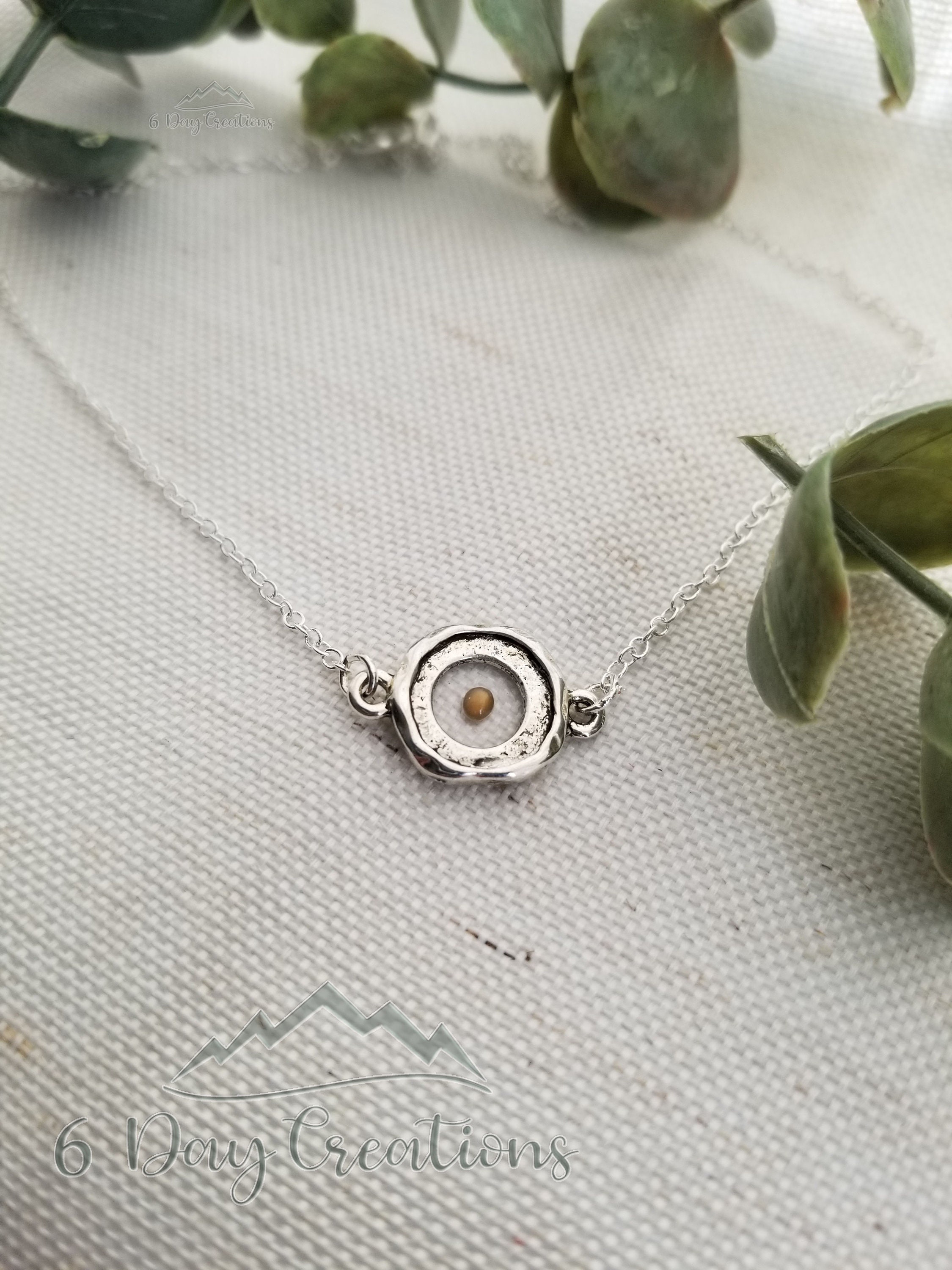 Mustard Seed Necklace .925 Sterling Silver Chain Faith - Etsy