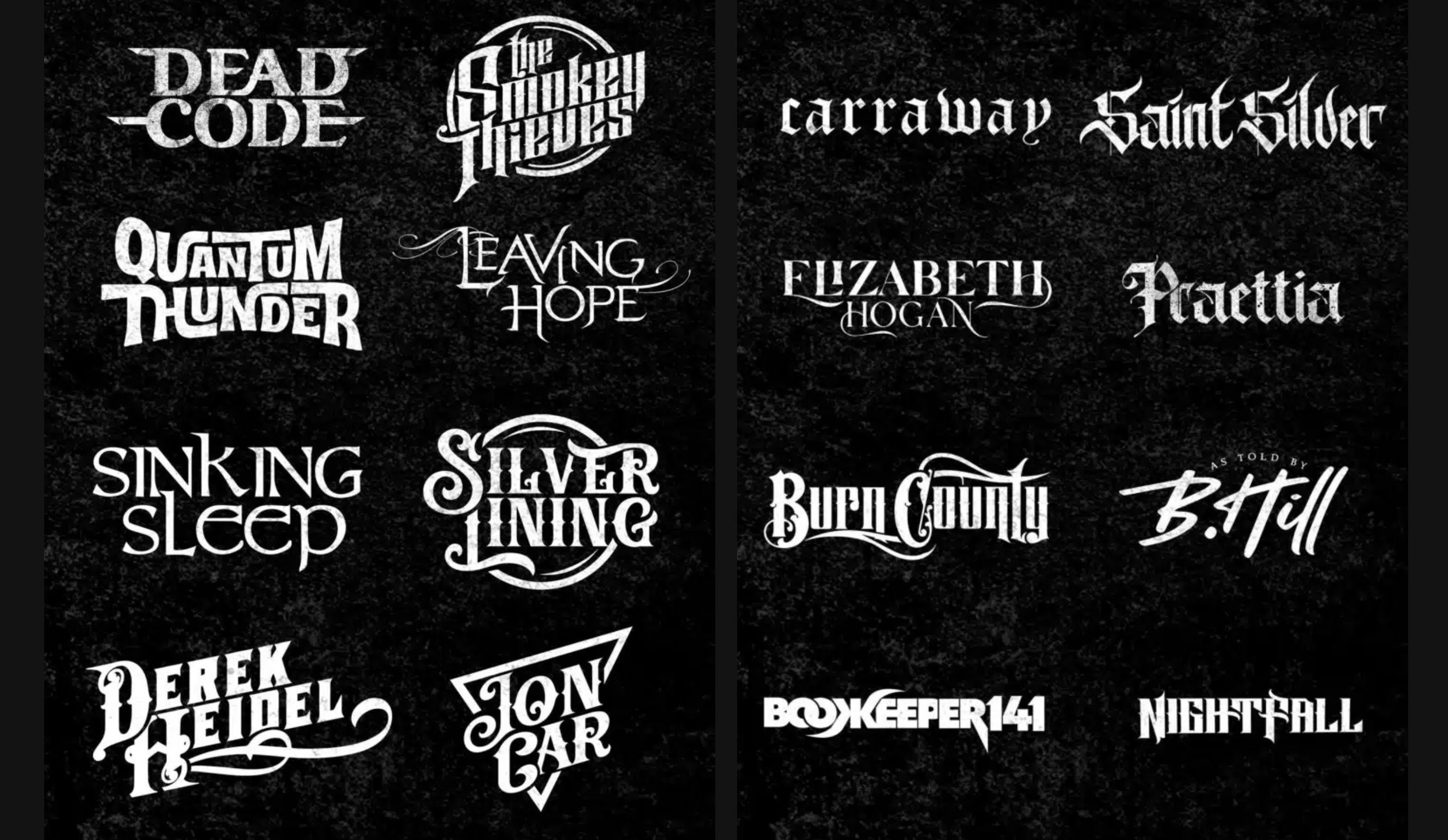 Band Logo Design, Rock Band Logos, Metal Band Logos, Country Music Logo ...