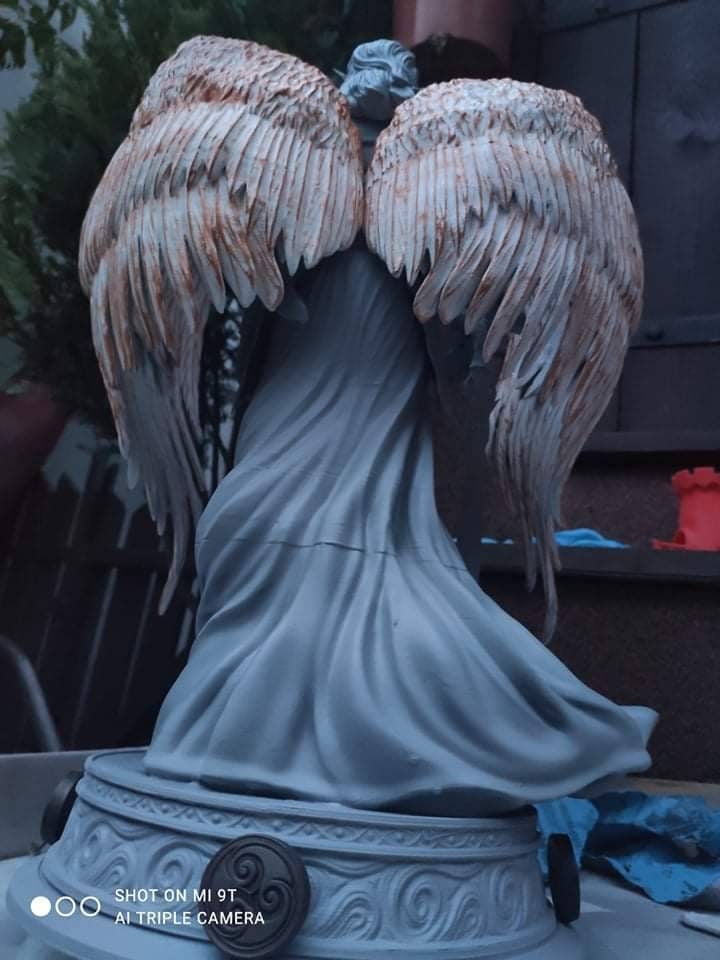 Elf Valkyrie Statue Odin Messenger Figure 3D Printed - Etsy