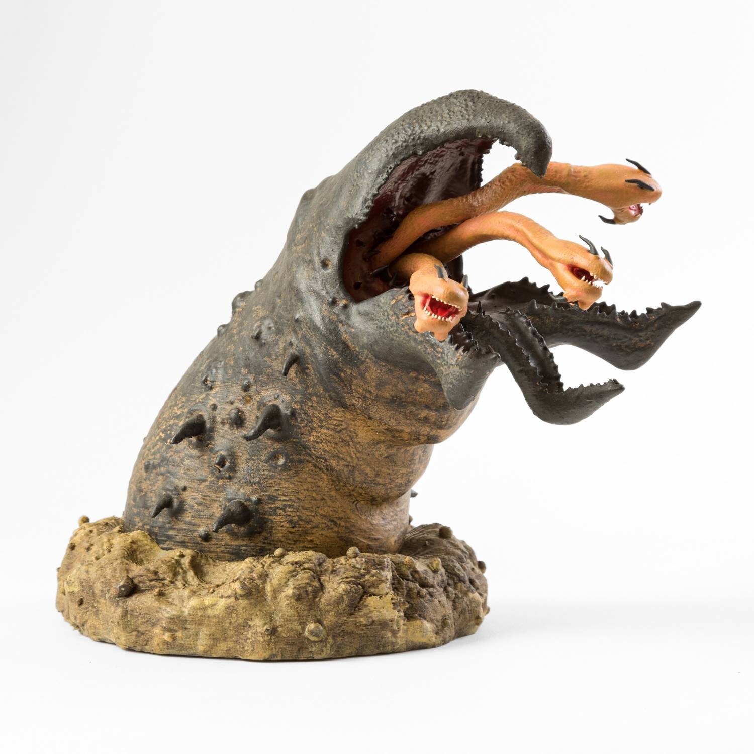Graboid From Tremors Statue FANMADE Creature 3d Printed Bust - Etsy