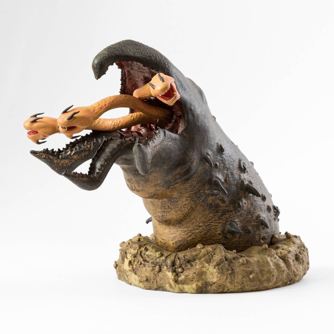 Graboid From Tremors Statue FANMADE Creature 3d Printed Bust - Etsy
