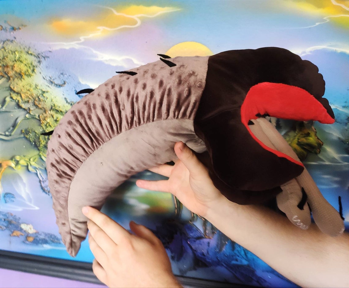 Graboid Plushie Tremors Toy Inspired on Tremors Creature - Etsy