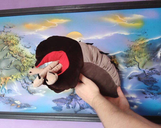 Graboid Plush Toy Inspired on Tremors Creature Plushie for - Etsy