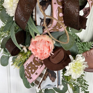 Cowboy Wreath, Western Decor, Rodeo Decor, Front Door Wreath, Gift for ...