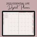 2025 Essential Life Digital Planner, Daily Journal, Daily Life Planner ...
