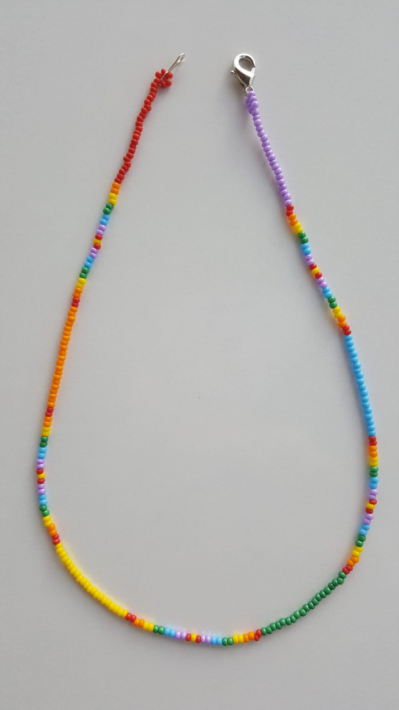 Daisy Flower Pride Theme Bead Necklace Birthday Gift Pendant Handmade ...