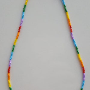 Daisy Flower Pride Theme Bead Necklace Birthday Gift Pendant Handmade ...