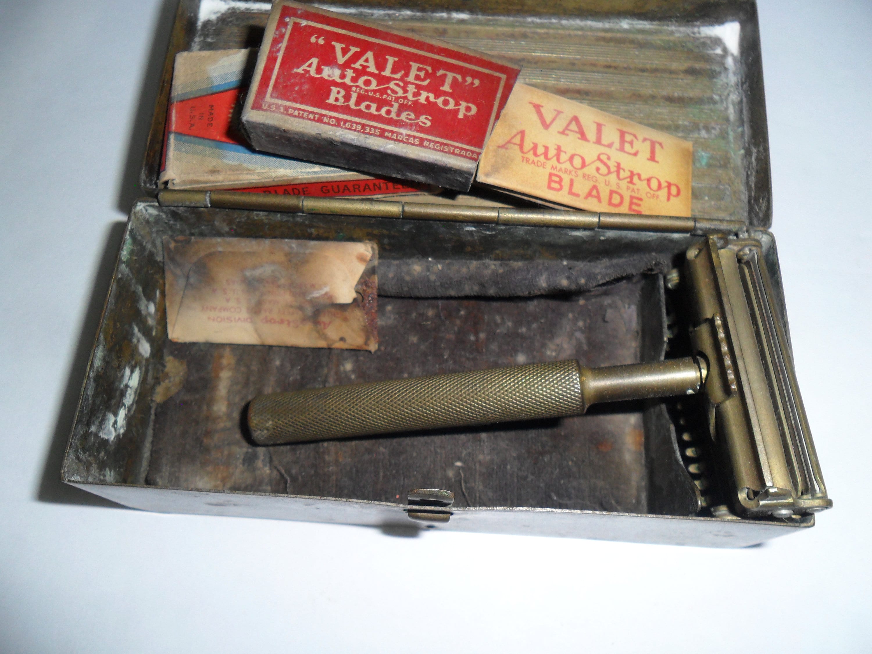 Antique Brass VALET Auto Strop Safety Razor - Etsy