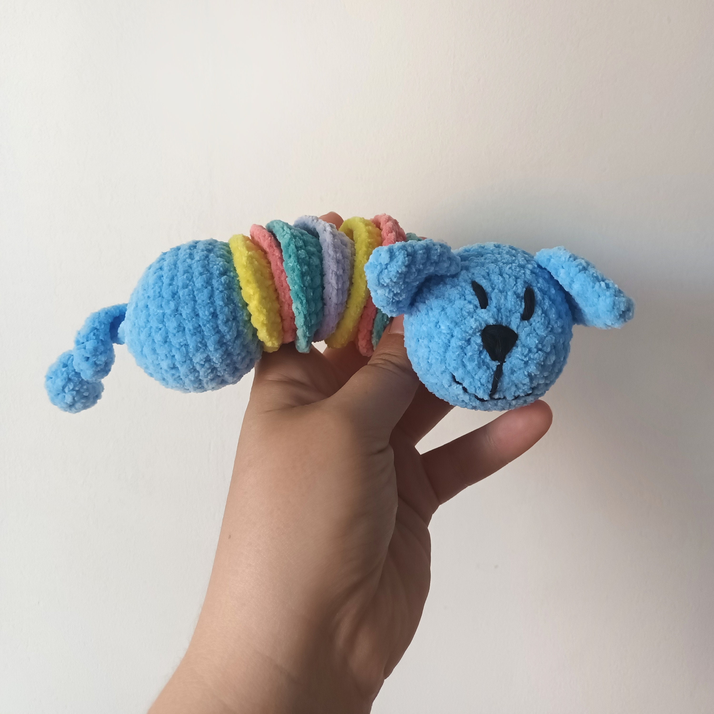 Crochet Fidget Toy Pattern Bundle: Worry Worm & Puppypillar (DIGITAL ...