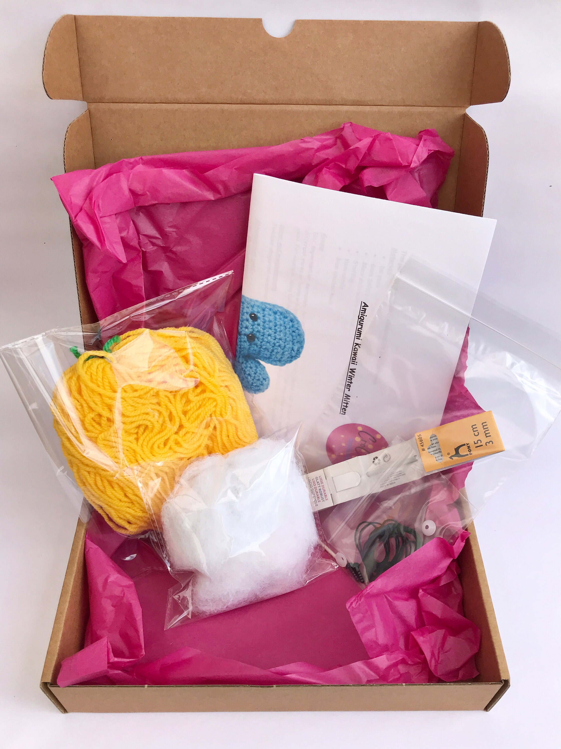 Easy Crochet Kit Crochet Kit Beginner Amigurumi Kit - Etsy