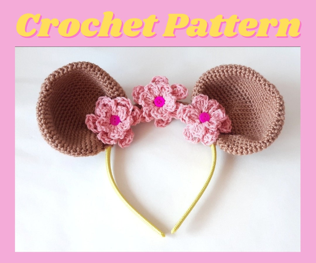 Crochet Pattern for Women Crochet Mouse Ears Pattern - Etsy
