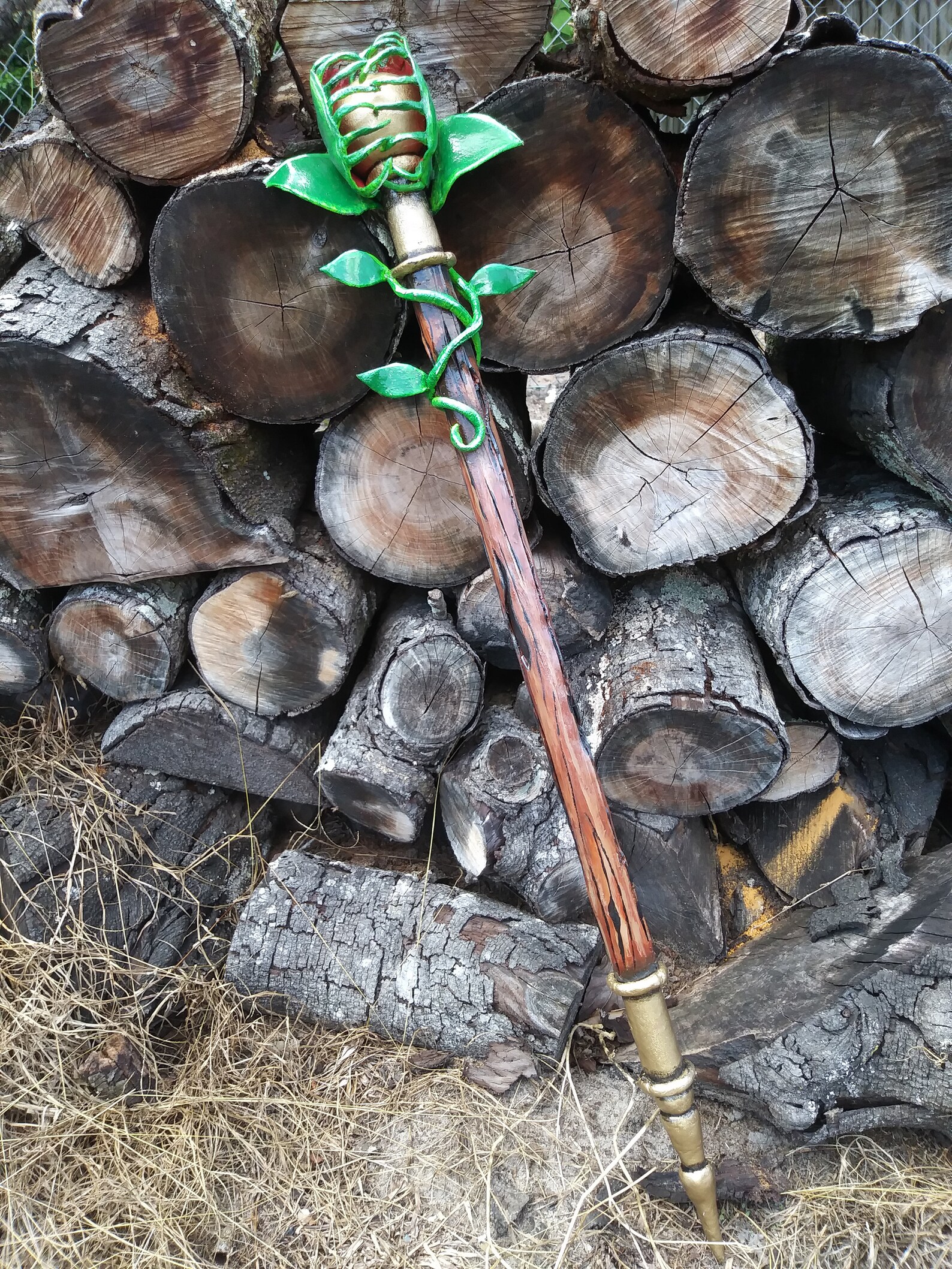Steampunk Poison Ivy Cane - Etsy