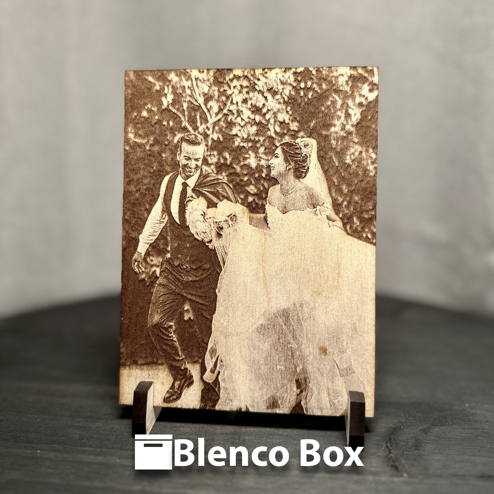 Custom Photo Gift - Custom Wood Photo - Engraved Wood With Photo ...