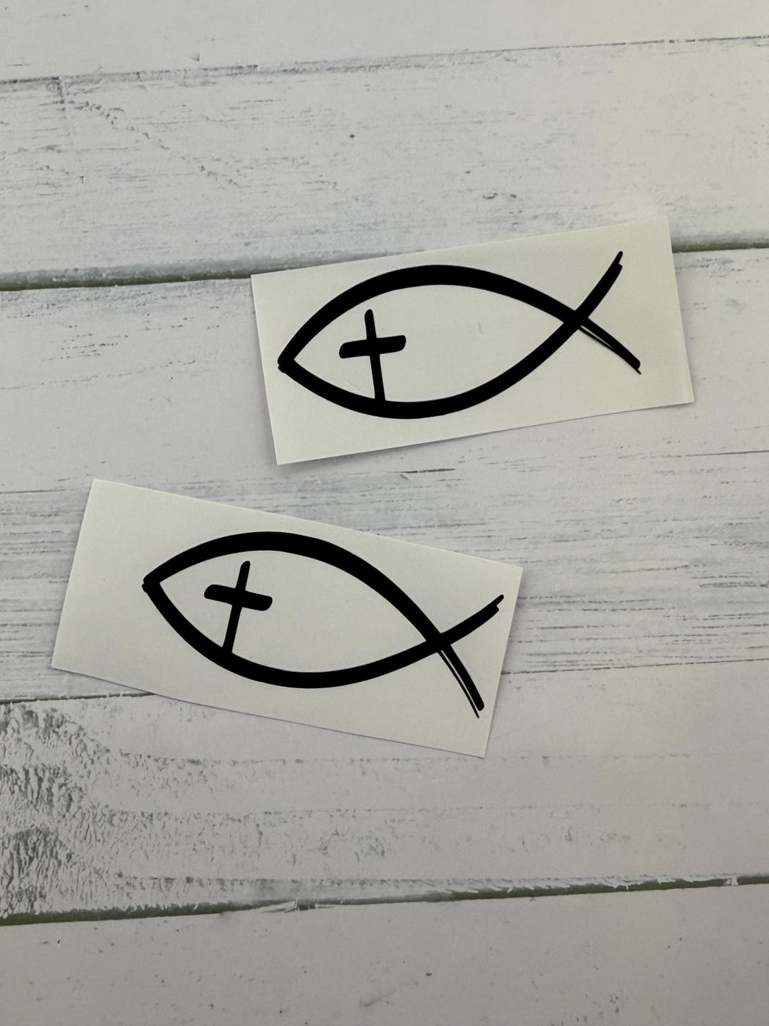 Jesus Fish Car Decal: Christian Faith Vinyl Sticker - Etsy