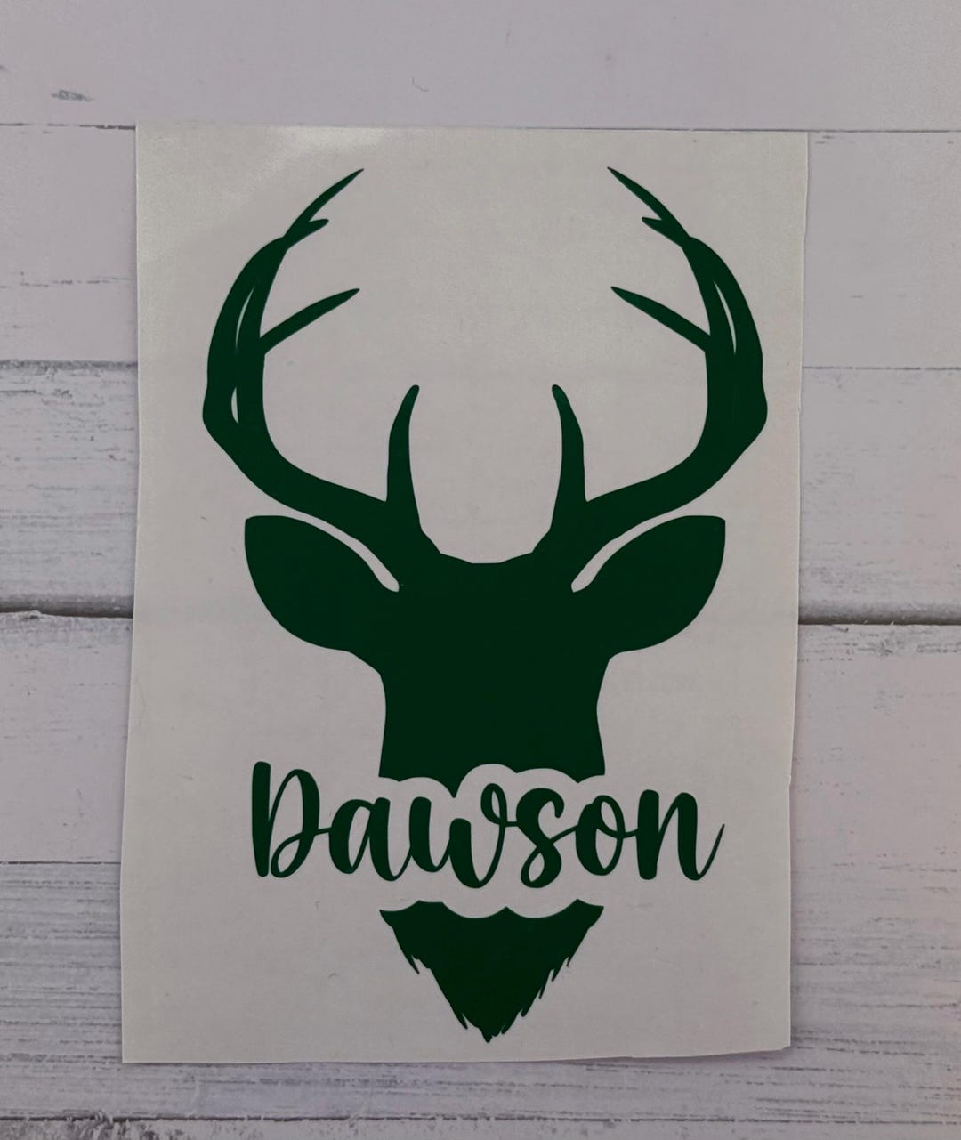 Personalized Deer Name Decal: Kids Hunting Room Decor - Etsy