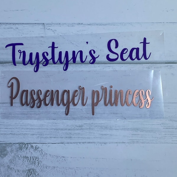 Girlfriend Passenger Decals - Etsy