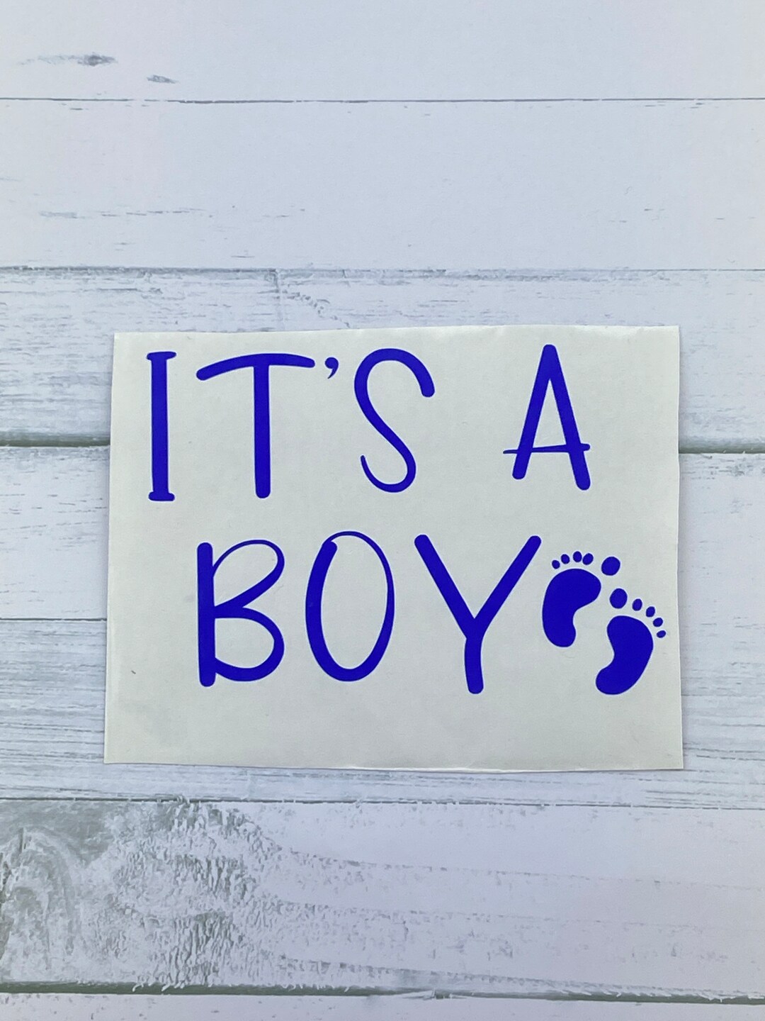 It's a Boy Decal. It's a Boy Vinyl Sticker. Gender Reveal Party Decals ...