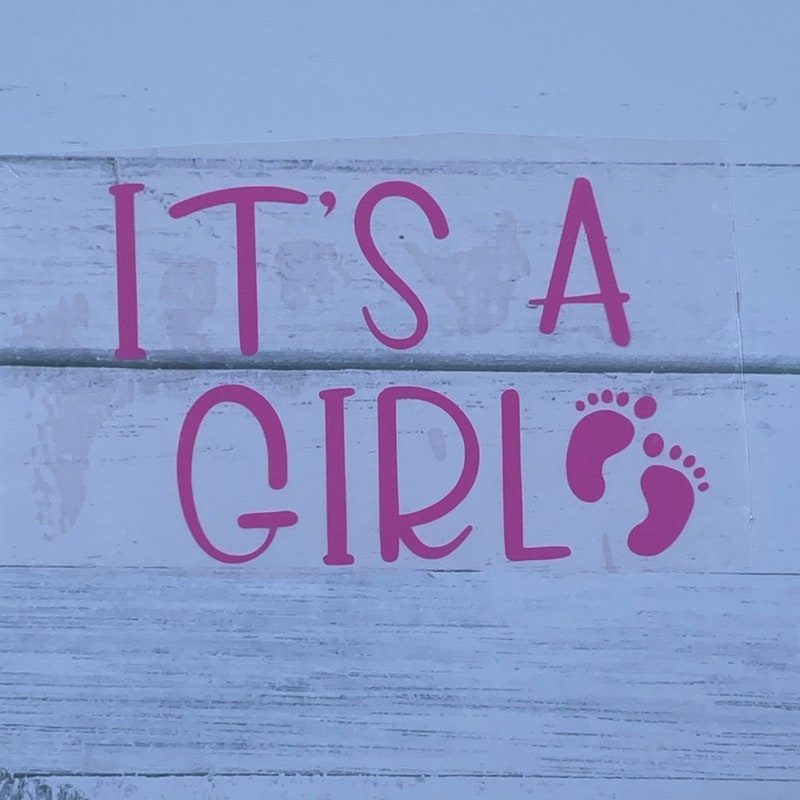 Its a Girl Sticker - Etsy