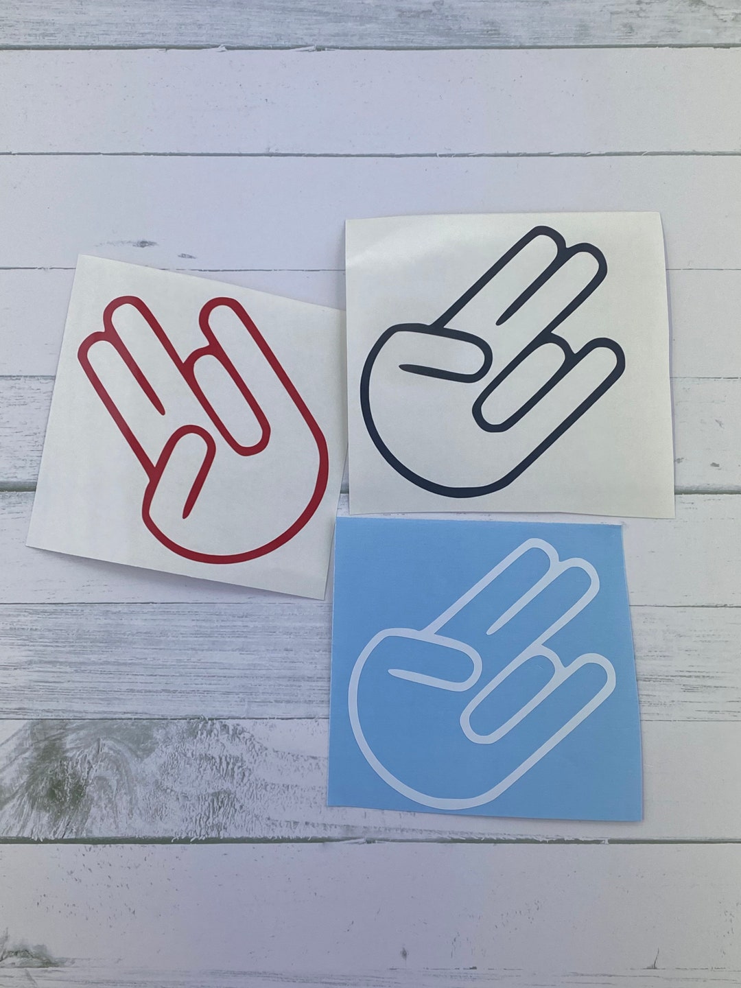 Shocker Decal. Shocker Hand Decals. Permanent Vinyl Decal - Etsy