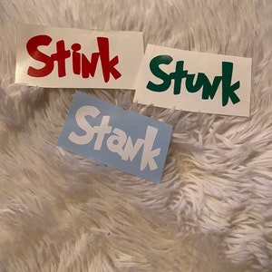Stink Stank Stunk Decals. Individual Christmas Decals. Holiday Decor ...