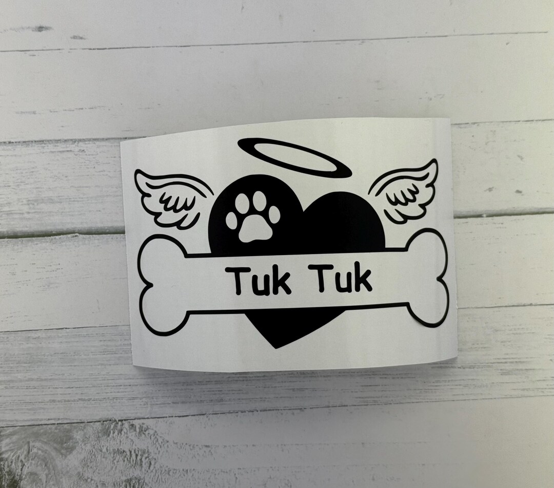 Pet Memorial Decal. Custom Pet Memorial Decals. Custom in Loving Memory ...