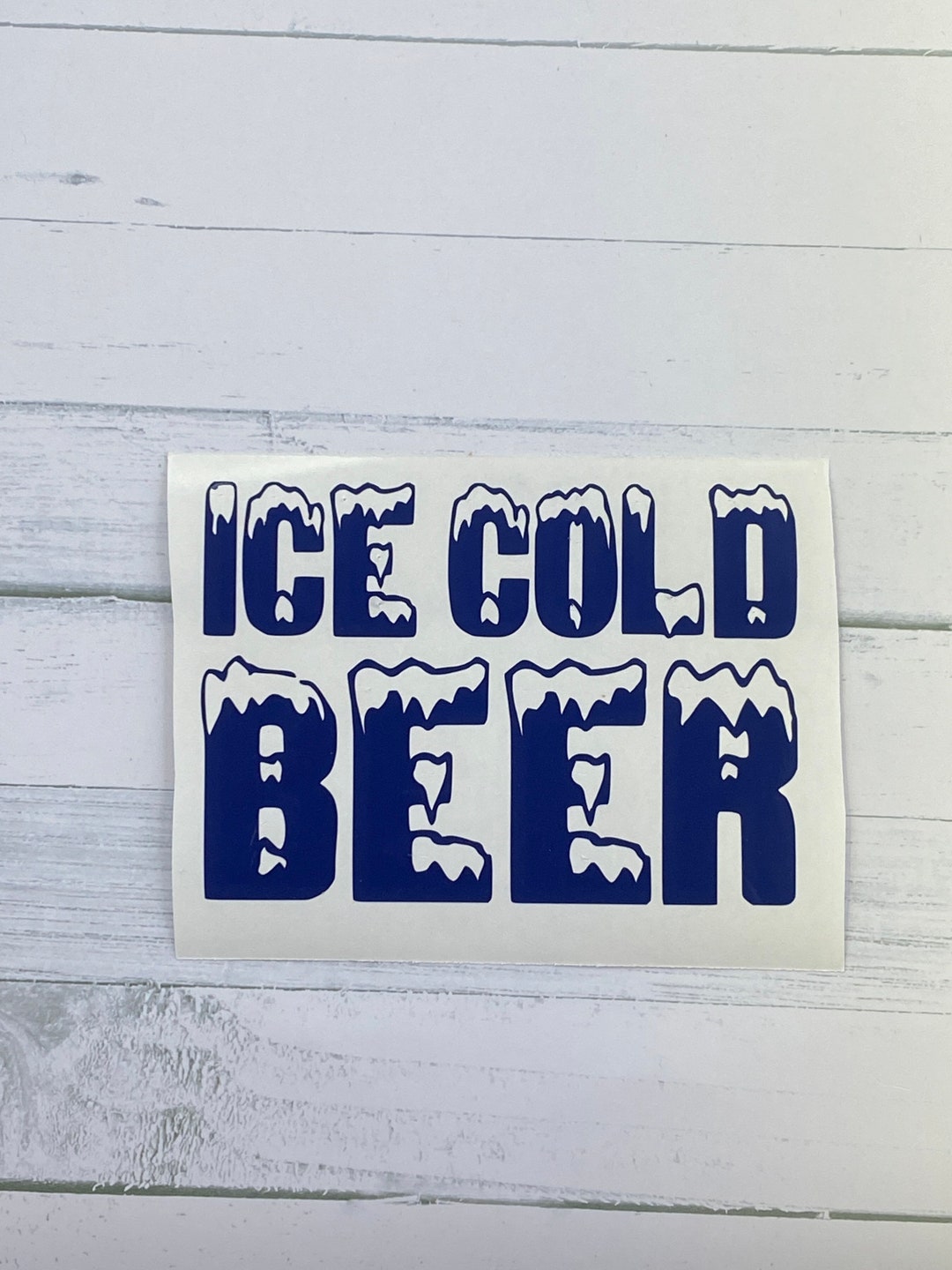 Ice Cold Decals. Ice Cold Beer Decals. Ice Decals. Cooler Decals ...