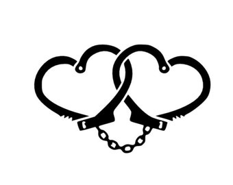 Vinyl Heart Decals - Etsy