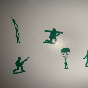 Small Army Men Decals. Army Men Stickers. Army Men Wall Decals. Kids ...