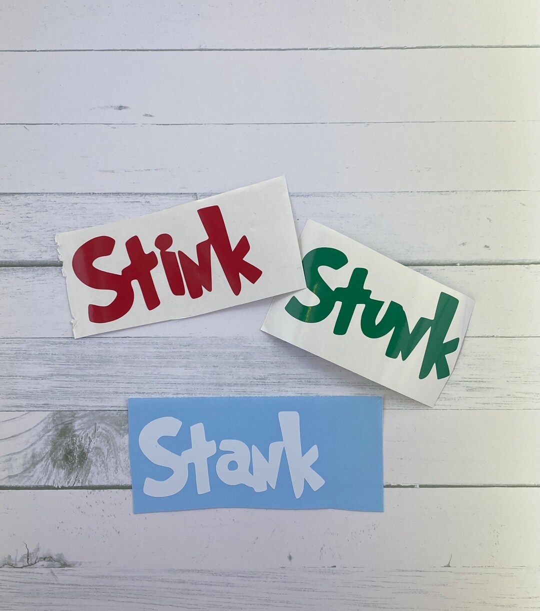 Stink Stank Stunk Decals. Individual Christmas Decals. Holiday Decor ...