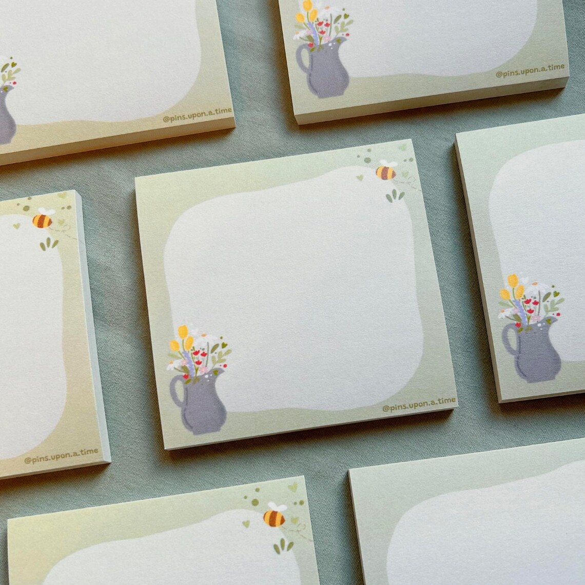 Spring Flowers Sticky Note Pads - Etsy