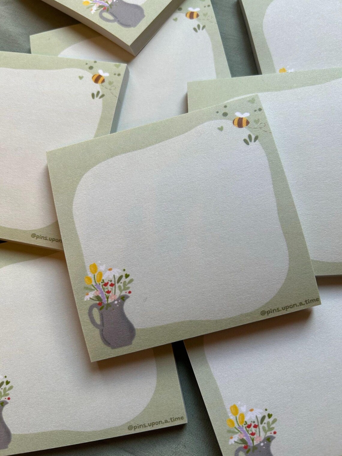 Spring Flowers Sticky Note Pads - Etsy