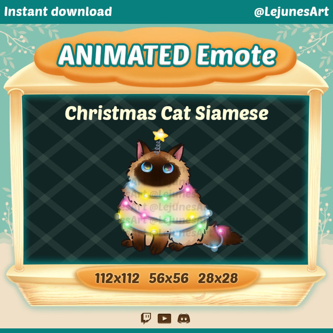 Animated Cat Emote Cat Meme Twitch Emotes Siamese Cat Twitch Emote ...