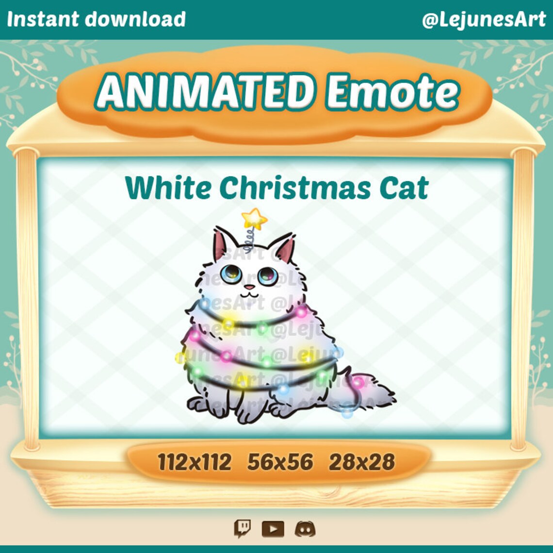 Animated Cat Emote | Cat Meme Twitch Emotes | Twitch Emote | Youtube ...