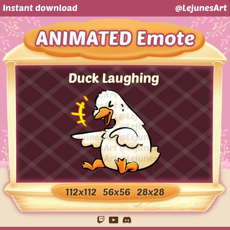 Animated Duck Emote Meme Twitch Emotes Twitch Emote Youtube Emote ...