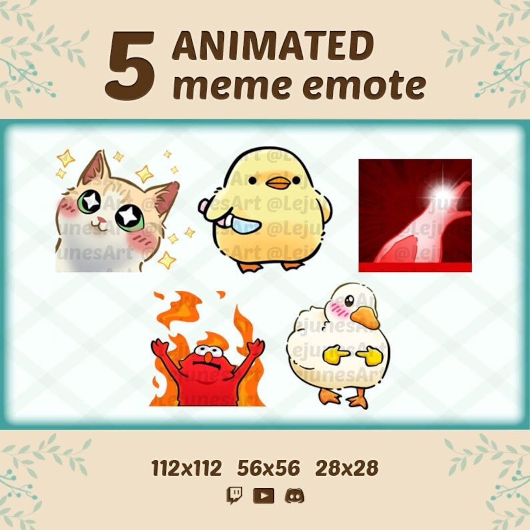 Animated Meme Emote Meme Twitch Emotes Pack Animated Amote Youtube ...