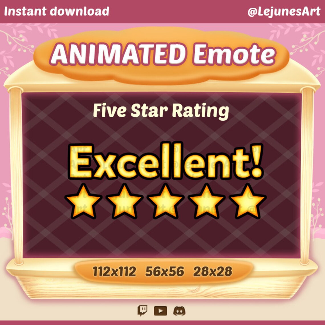 Animated Star Meme Twitch Emotes Twitch Emote Youtube - Etsy