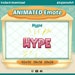 Animated Emote Hype | Text Twitch Emotes | Slang Twitch Emote | Youtube ...